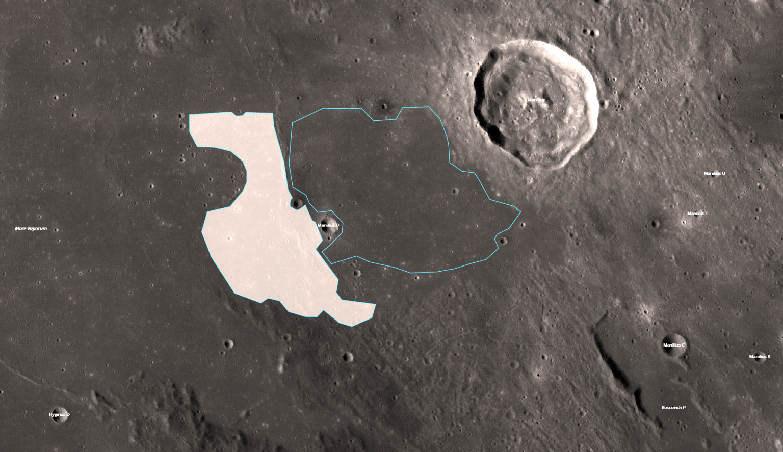 Sea of Vapours (Mare Vaporum) - Official Lunar Registry