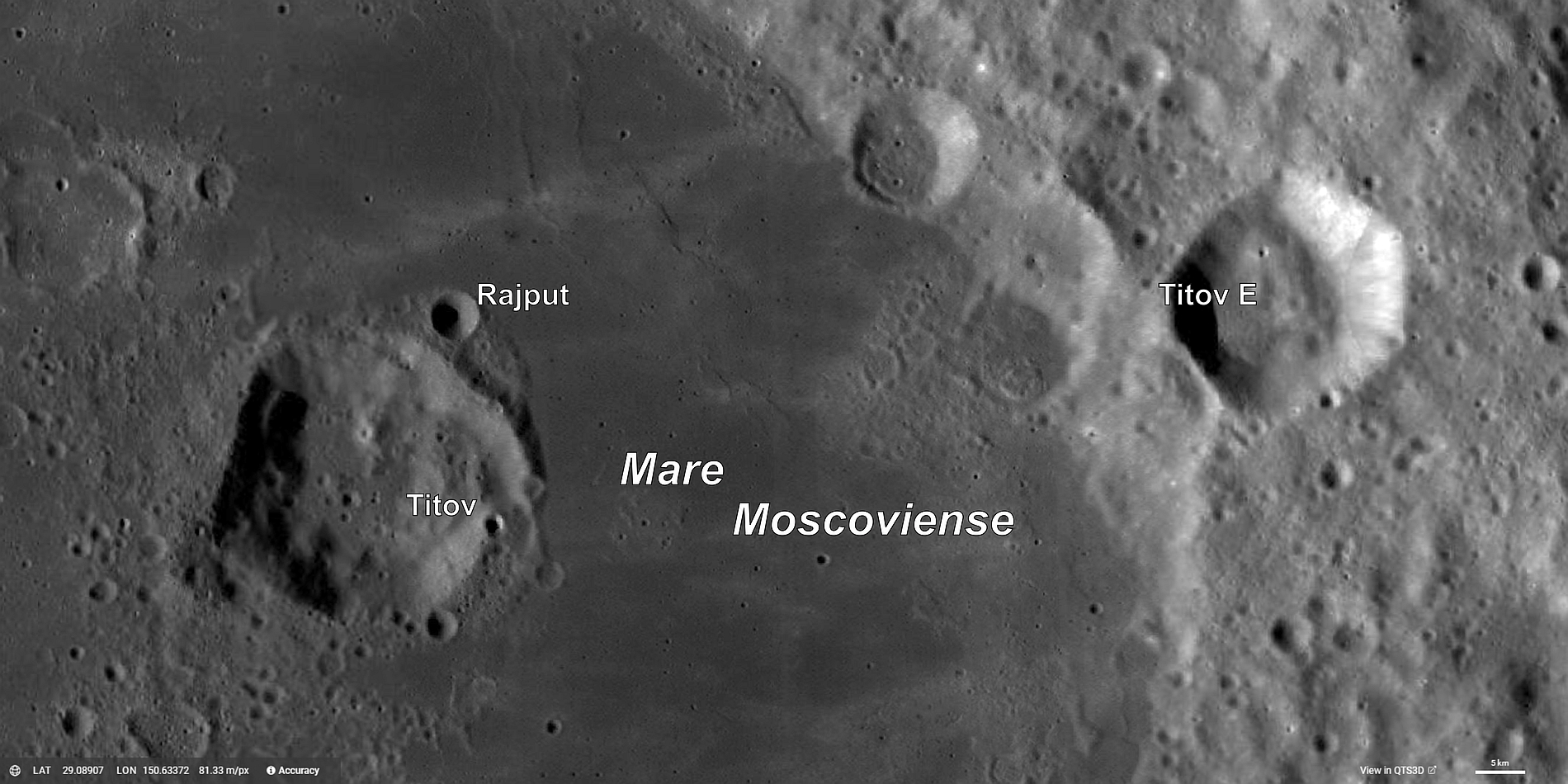 Moscoviense Region (Sea of Moscow) | Buy Moon Property | The Lunar Registry