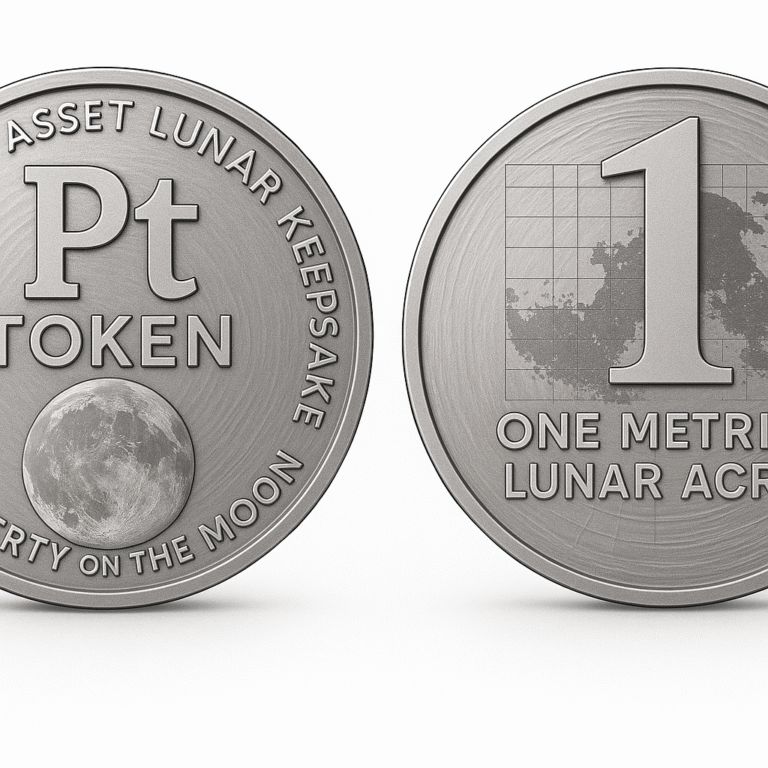 🌙 Buy Moon Property - Land On The Moon - Official Lunar Registry